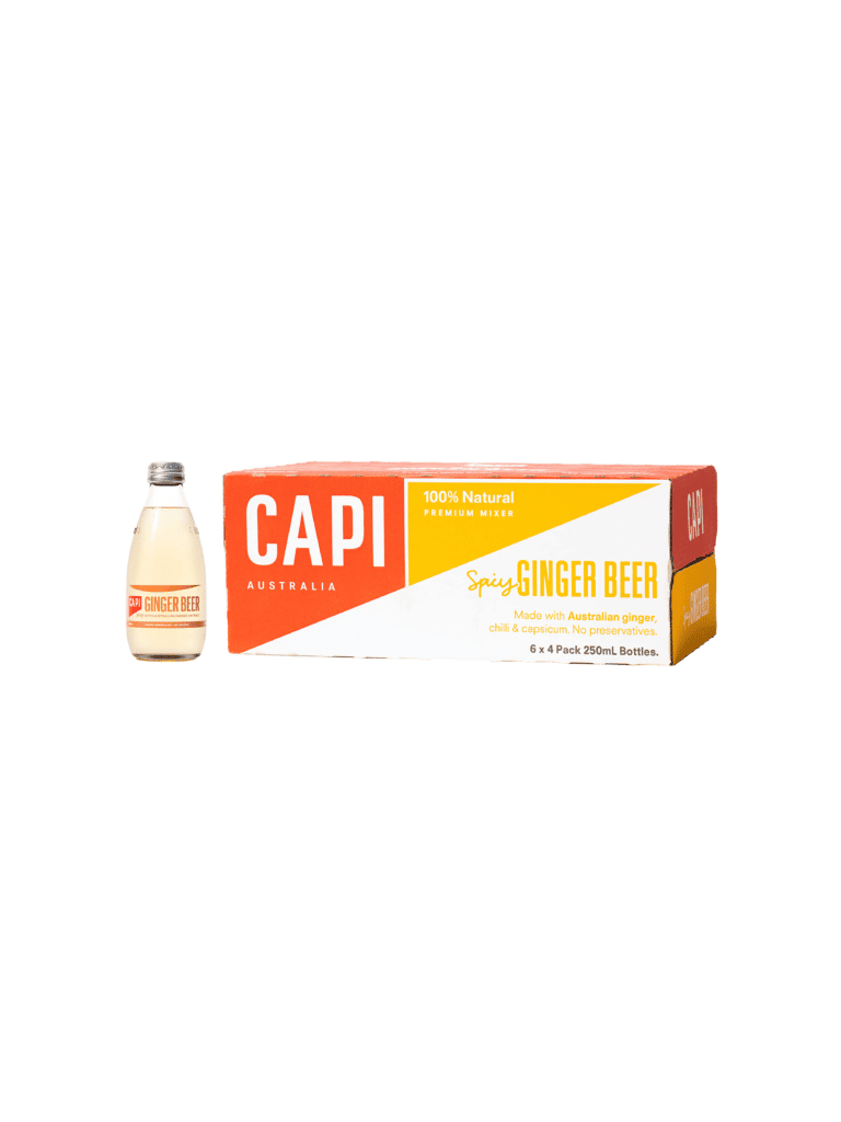 Capi Spicy Ginger Beer 250mL Pack of 24 - Box Bar
